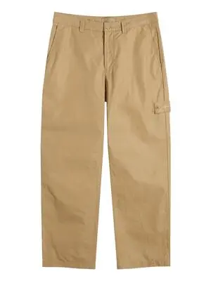Stone Island Ghost All Weather Cotton Canvas Trousers - Dark Beige