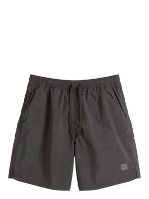 Stone Island Ghost Nylon Smerigliato Swim Shorts - Black