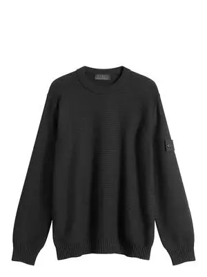 Stone Island Ghost Cotton Cashmere Knit Jumper - Black
