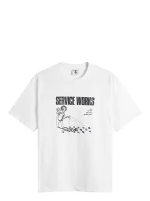 SERVICE WORKS Garden T-shirt - White