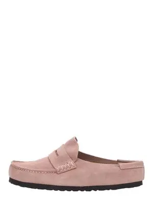 BIRKENSTOCK Naples Wrapped Clogs - Pink Clay Suede