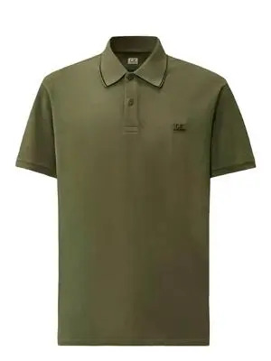 C.P. COMPANY Logo Polo Shirt - Green