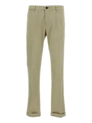 Incotex Slim-fit Cotton Trousers - Green