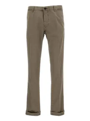Incotex Slim-fit Cotton Trousers - Marrone
