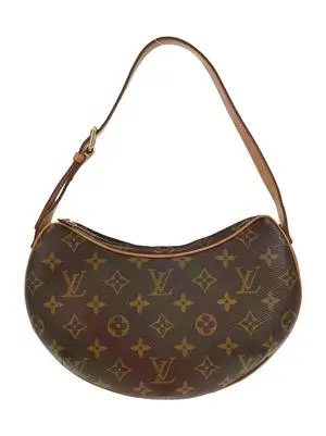 LOUIS VUITTON 2003 Monogram Croissant Pochette - Brown