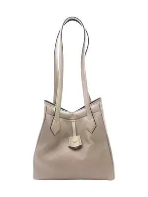 Fendi 2000-2010 Medium Leather Origami Tote Bag - Brown