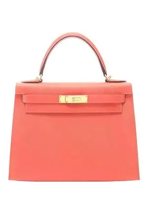 HERMÈS 2017 Epsom Kelly II Sellier 28 Handbag
