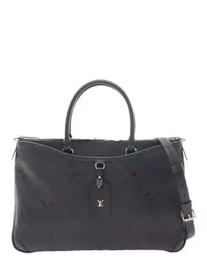 LOUIS VUITTON Monogram Empreinte Trianon Mm Satchel 2021-2025 - Black