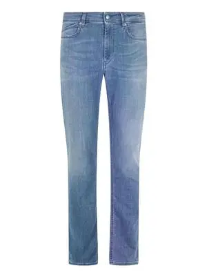 RE-HASH Faded Straight Jeans - Blue