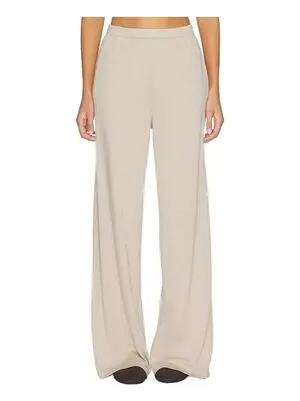 Enza Costa Supima Cotton Soft Everywhere Pant - Beige