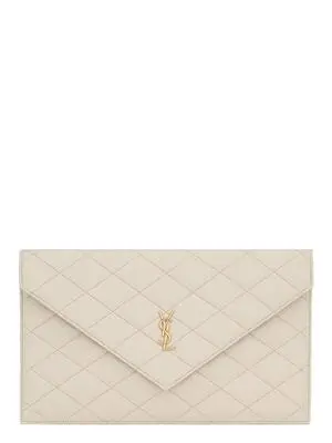 Saint Laurent Paris Pouch - Blanc Vintage