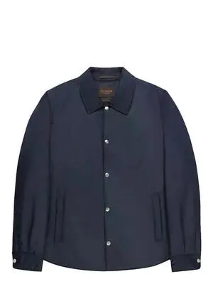 SLOWEAR Padded Shirt Jacket - Blue