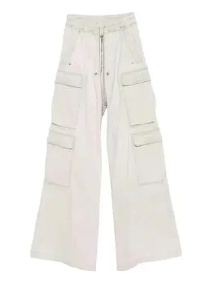 Rick Owens Cargo Pocket Jeans - Neutrals