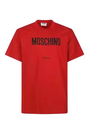 Moschino Logo-print T-shirt Red