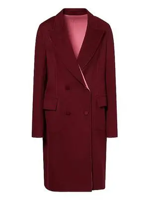 Gabriela Hearst Reversible Cashmere Coat - Bordeaux Pink