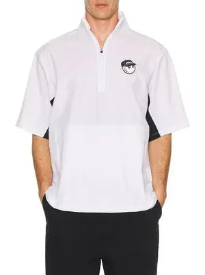 MALBON Pine Windshirt - White