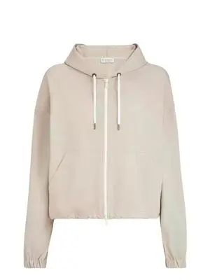 Brunello Cucinelli Long-sleeved Hoodie - Neutrals