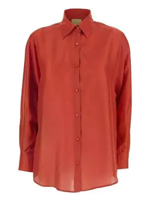 Momoni Buttoned Shirt - Orange