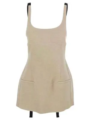 TELA Pocket Straps Dress - Neutrals