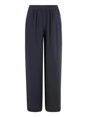 GIANLUCA CAPANNOLO Elasticated Wide Leg Trousers - Blue