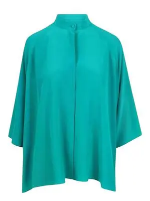 GIANLUCA CAPANNOLO Buttoned Blouse - Blue