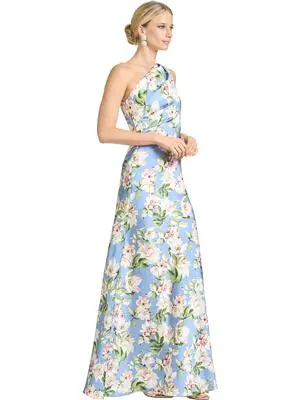 Sachin & Babi Delphine Printed Gown Twilight Camellia