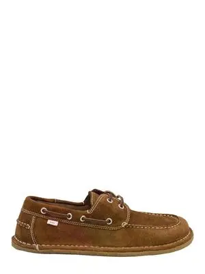 Ami Suede Boat Shoes - Brown