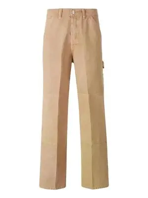 NINE:INTHE:MORNING Logo-patch Trousers - Neutrals