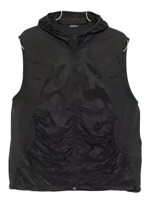 HIKING PATROL Orbit Lt Hooded Sleeveless Jacket - Black