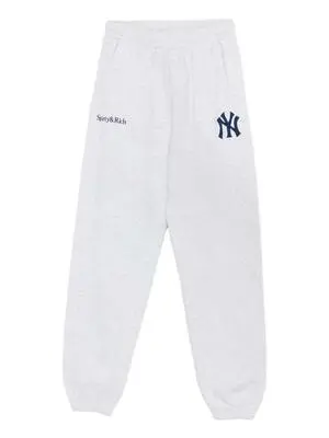 SPORTY & RICH Logo Trousers - Grey