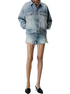 Alexander Wang Pocket Belted Jeans Blue