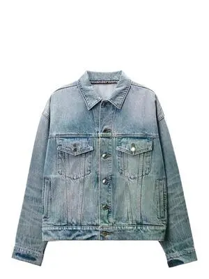 Alexander Wang Pocket Belted Jeans Blue