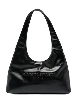 Alexander Wang Small Embossed Shoulder Bag - Black