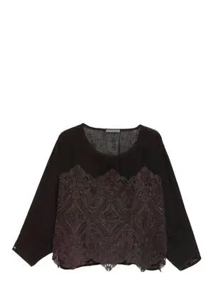 MAURIZIO BRASCHI Laced Blouse