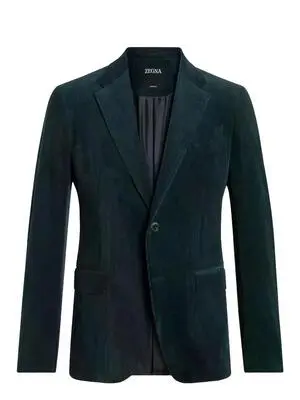 Zegna Cashco Corduroy Blazer - Green