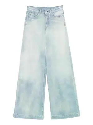 NINE:INTHE:MORNING Wide Leg Jeans - Blue