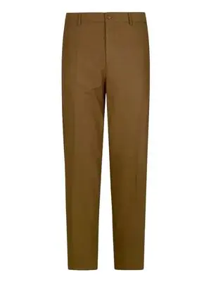 Moncler Technical Cotton Trousers - Brown