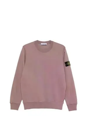 Stone Island Logo-patch Sweatshirt - Pink