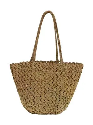 THE ROW Estelle Woven Tote - Brown