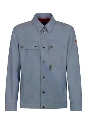 Moncler Chambray Long Sleeve Shirt - Blue