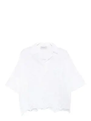 ERMANNO FIRENZE Lace Blouse - White