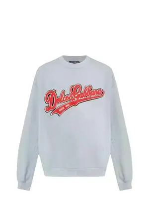 Dolce & Gabbana Appliqué Sweatshirt - Grey