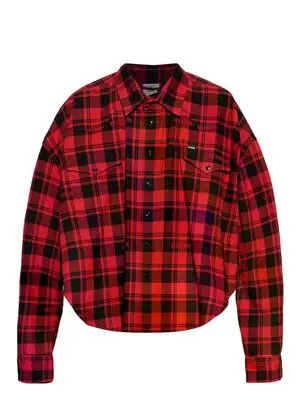 Vetements Checked Chest-pocket Shirt - Red