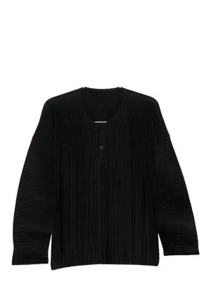Issey Miyake Mc February Button Pleated T-shirt - Black