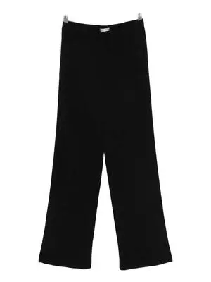 Issey Miyake Ribbed Trousers - Black