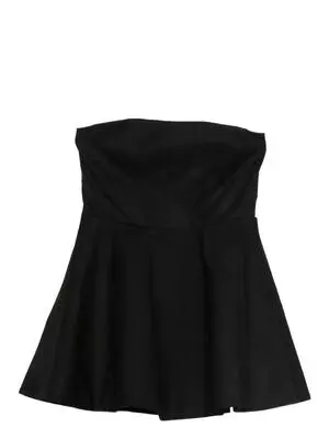 GESTUZ Strapless Fit Flare Top - Black