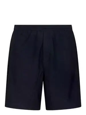 Giorgio Armani Logo-detail Shorts - Blue
