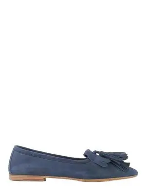HENDERSON BARACCO Tassel-detail Suede Loafers - Blue