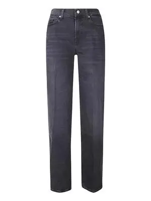 7 For All Mankind Straight-leg Jeans - Grey