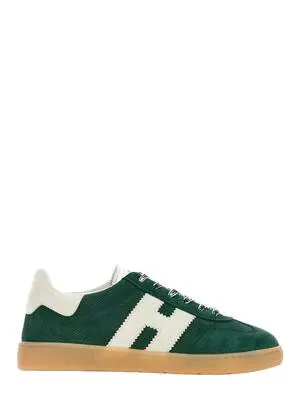 Hogan Suede Logo Sneakers - Green